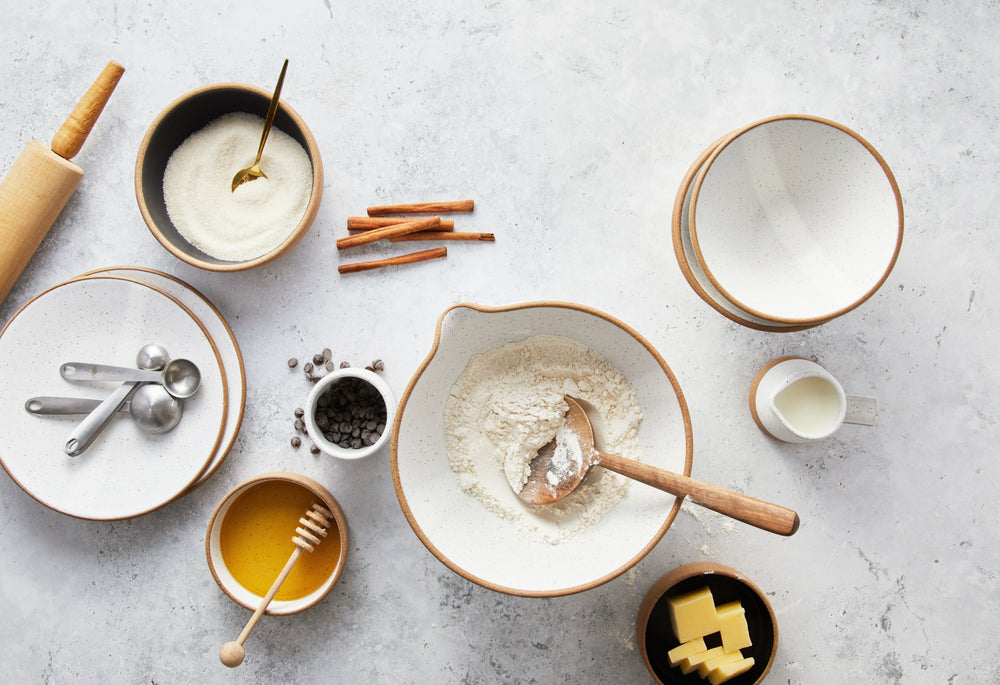 Medium Mixing Bowl | Handmade Baking Bowl | Wolf Ceramics